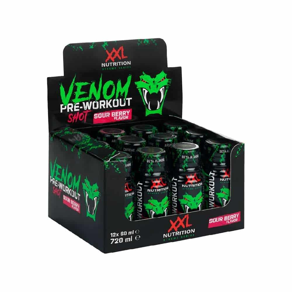 XXL Nutrition Venom Pre Work Out Shot Sour Berry ⋆ OLB Sports