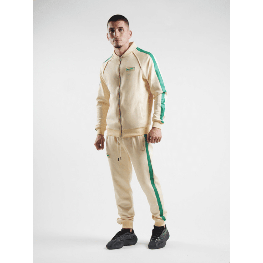 Mungra Trainingspak Reflective Creme/Green ⋆ OLB Sports