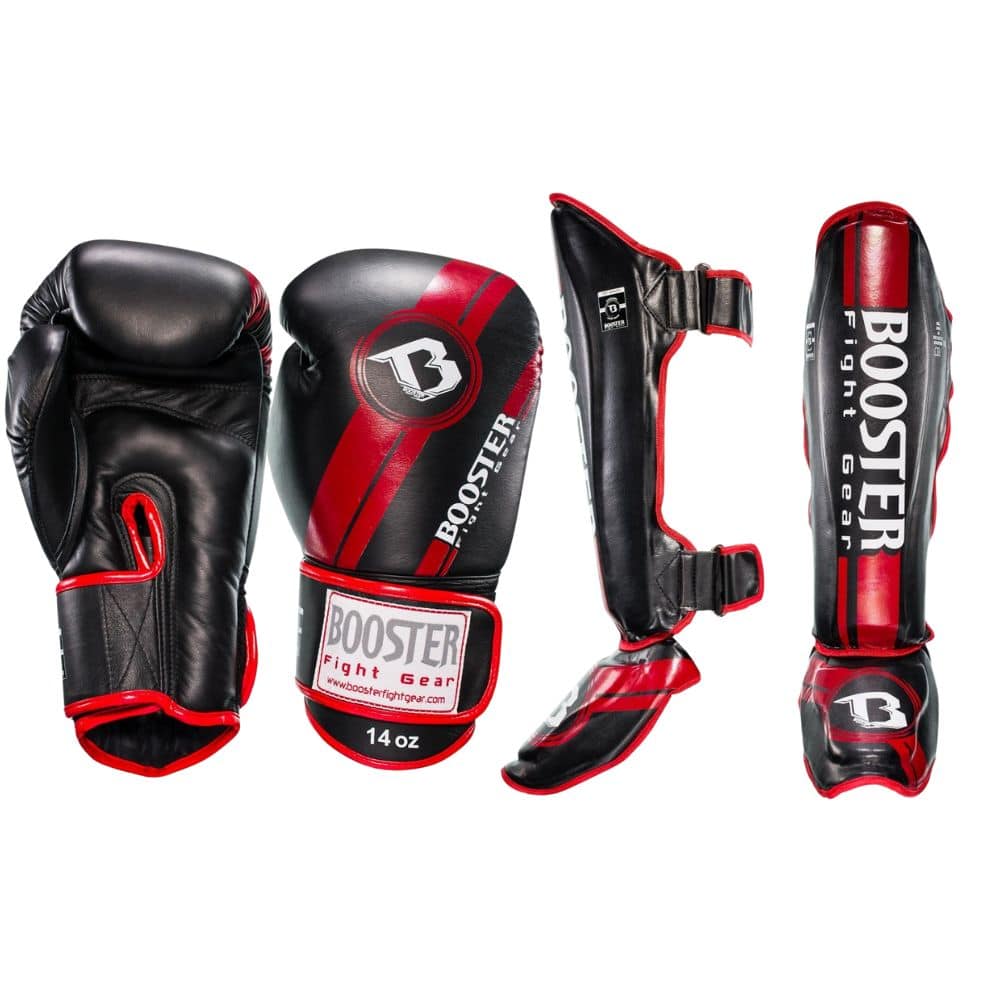 Booster Kickboks Set BGL V3 Foil Black/Red ⋆ OLB Sports