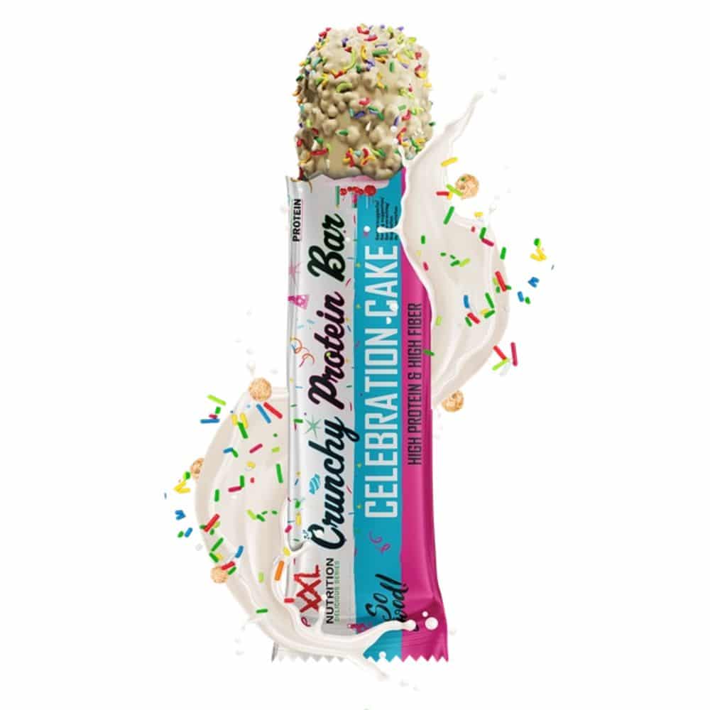 XXL Nutrition Crunchy Protein Bar Birthday Cake ⋆ OLB Sports