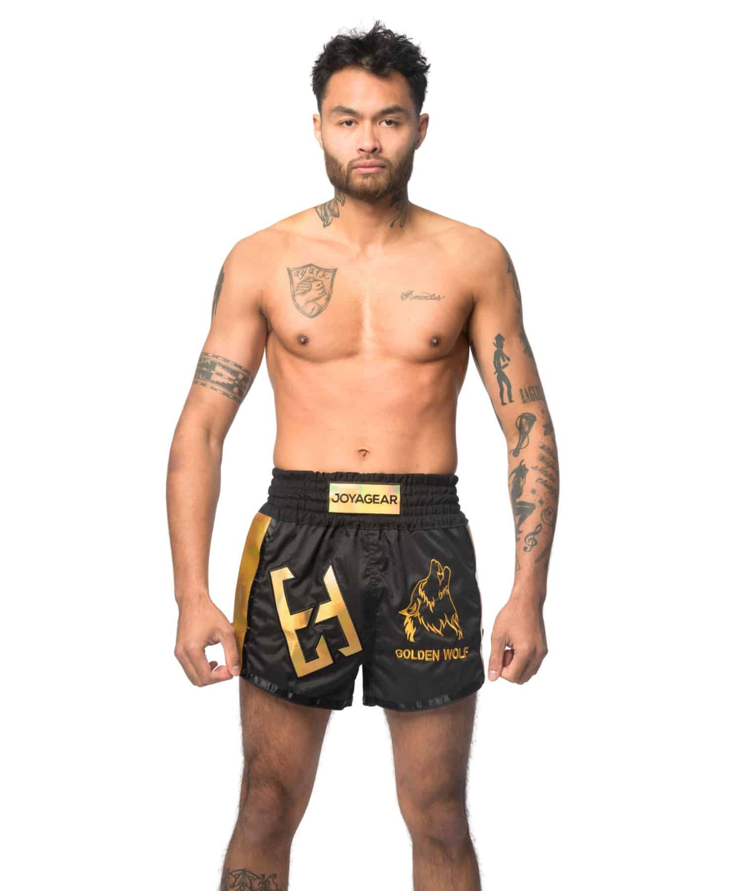 Joya Gear Kickboksbroek Golden Wolf ⋆ OLB Sports