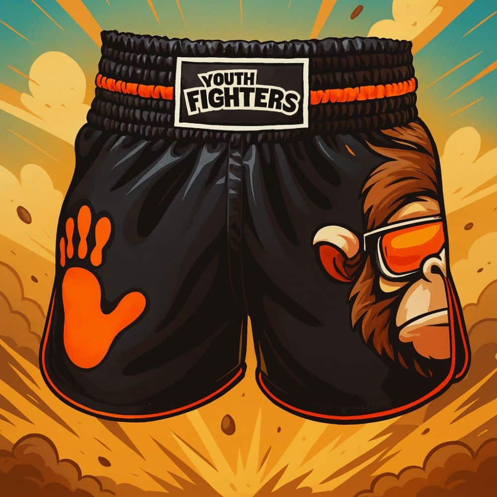 Youth Fighters Kickboksbroek Kids Monkey ⋆ OLB Sports